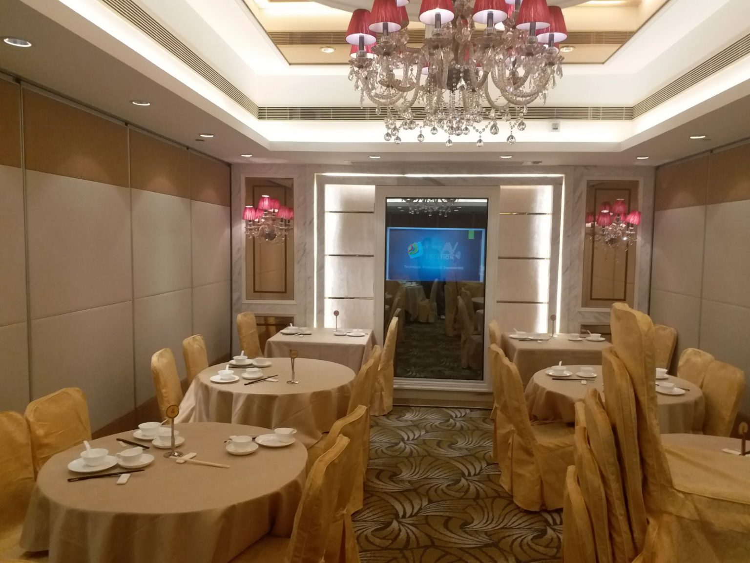 Banquet hall facility upgrade - WISE AV Solution