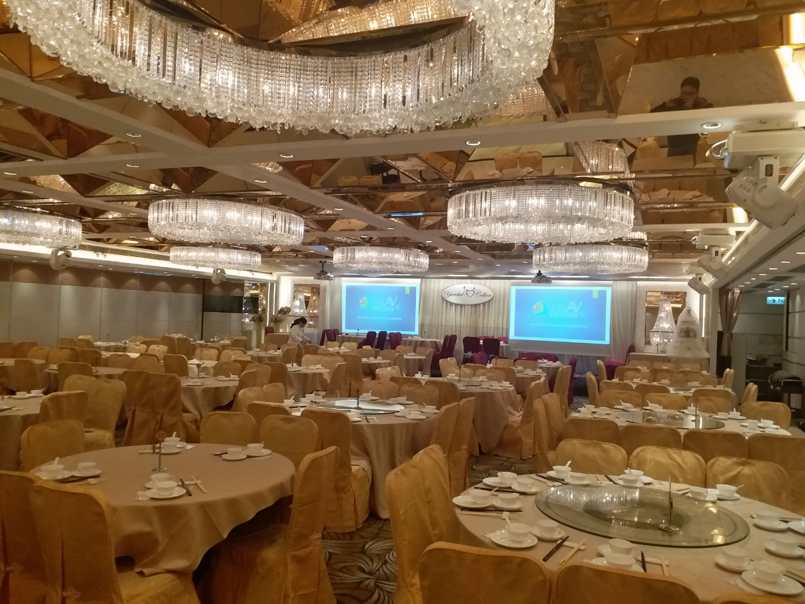 Banquet hall facility upgrade - WISE AV Solution