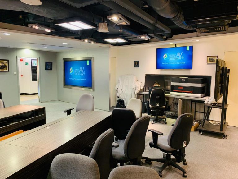Central control system installation - WISE AV Solution