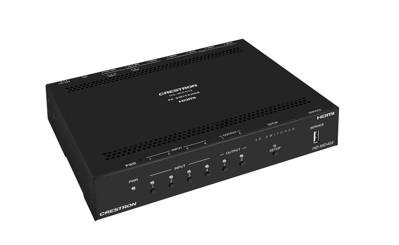 Crestron Electronic 4x2 4K60 4:2:0 AV Switcher - WISE AV Solution