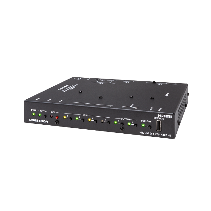 Crestron 4x2 4K60 4:4:4 HDR AV Switcher - WISE AV Solution