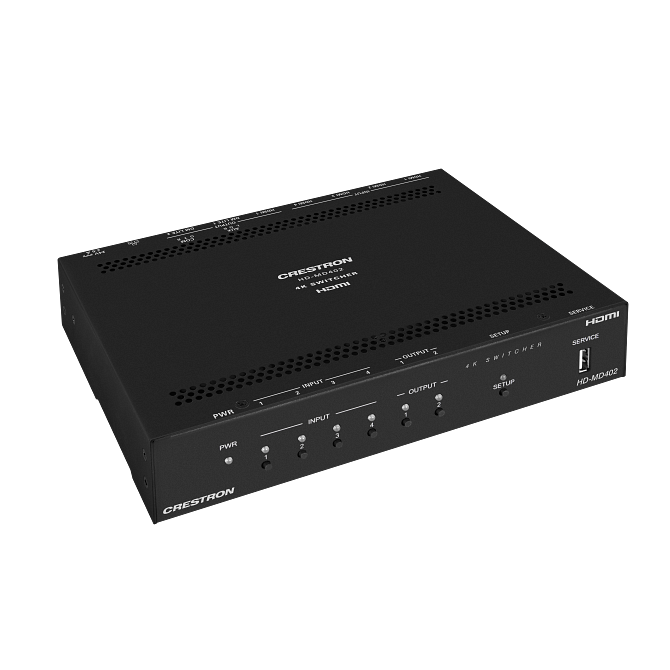 Crestron Electronic 4x2 4K60 4:2:0 AV Switcher - WISE AV Solution
