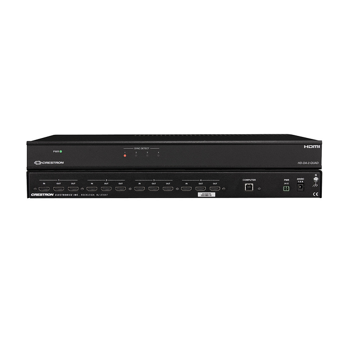 Crestron Quad 1-to-2 HDMI® Distribution Amplifier - WISE AV Solution