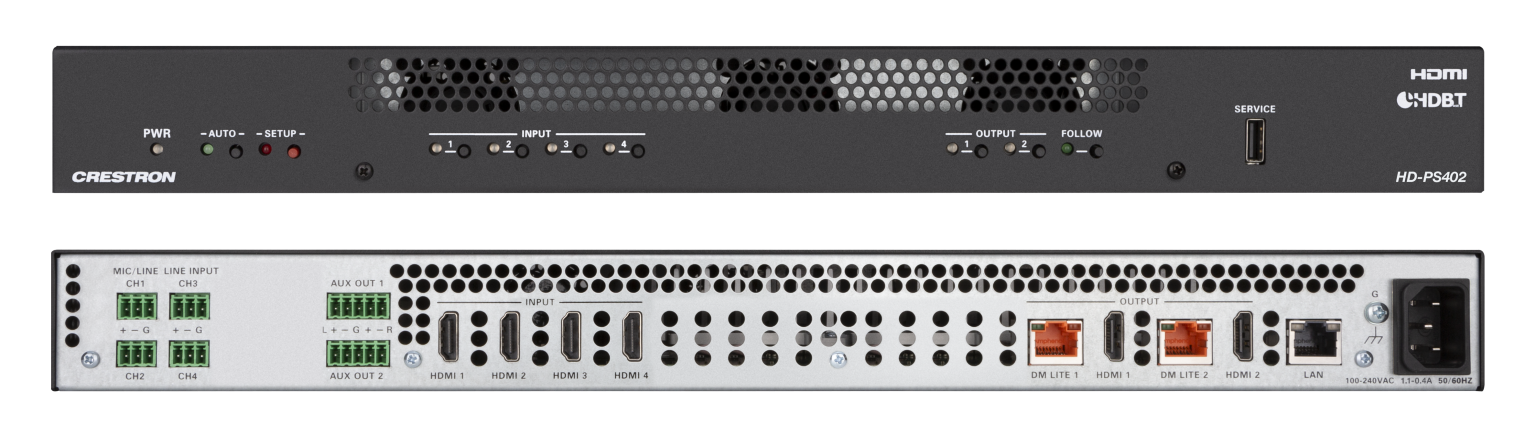 Crestron HD-PS402 - WISE AV Solution