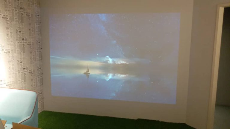 Installation of Epson EB-800F Laser Ultra-Short Throw Projector