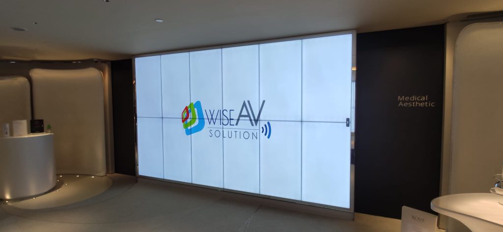 Wise AV Solution Installed the Samsung VM55T-E Video Wall