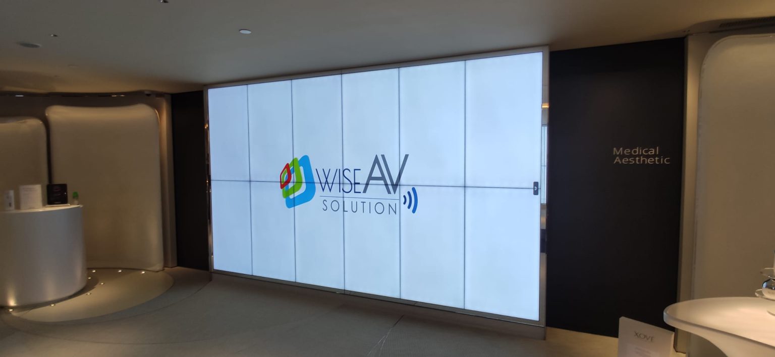 Wise AV Solution 為客戶安裝 Samsung VM55T-E 電視牆