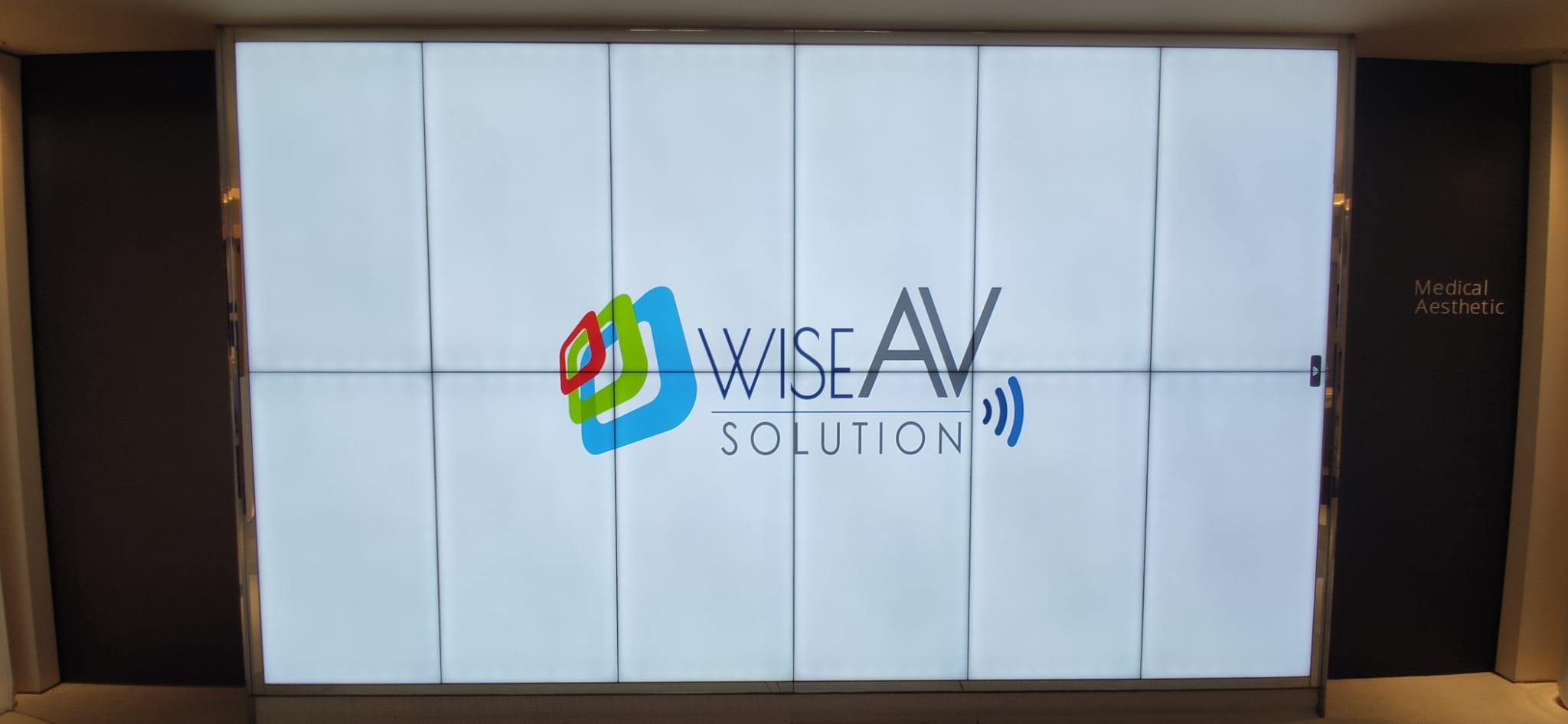 Wise AV Solution Installed the Samsung VM55T-E Video Wall