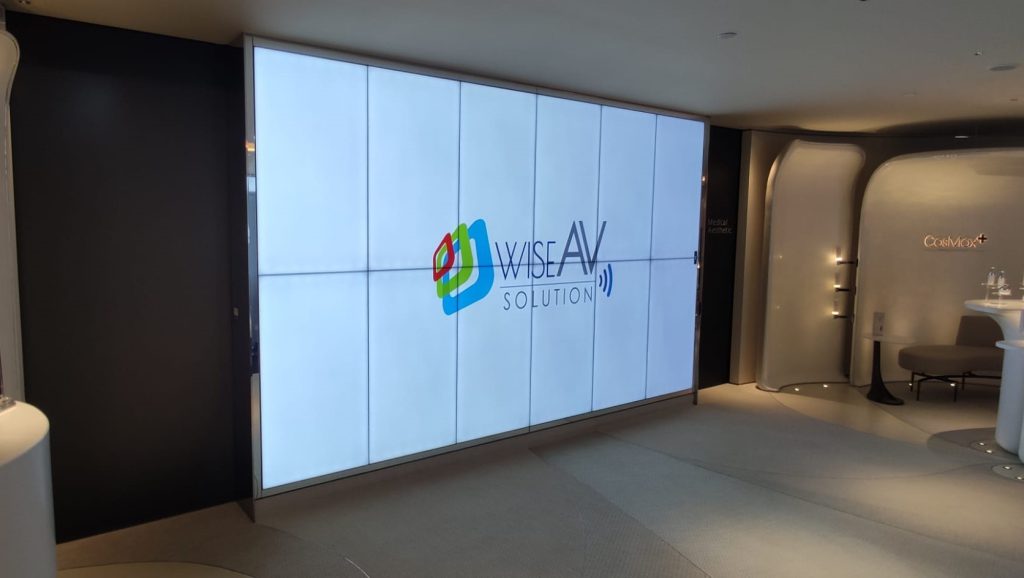 Wise AV Solution Installed the Samsung VM55T-E Video Wall